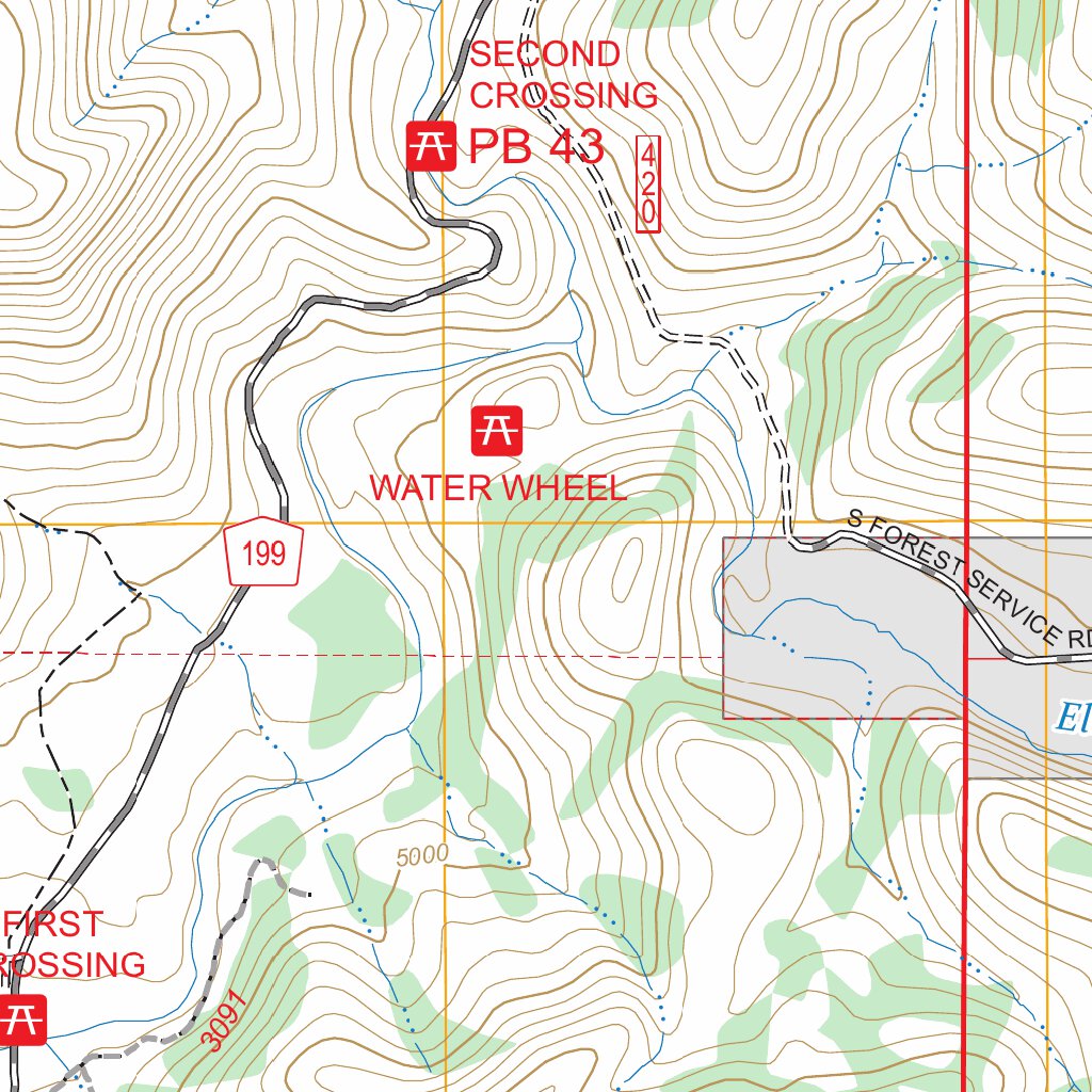Payson North, AZ FSTopo Map by US Forest Service - Topo | Avenza Maps