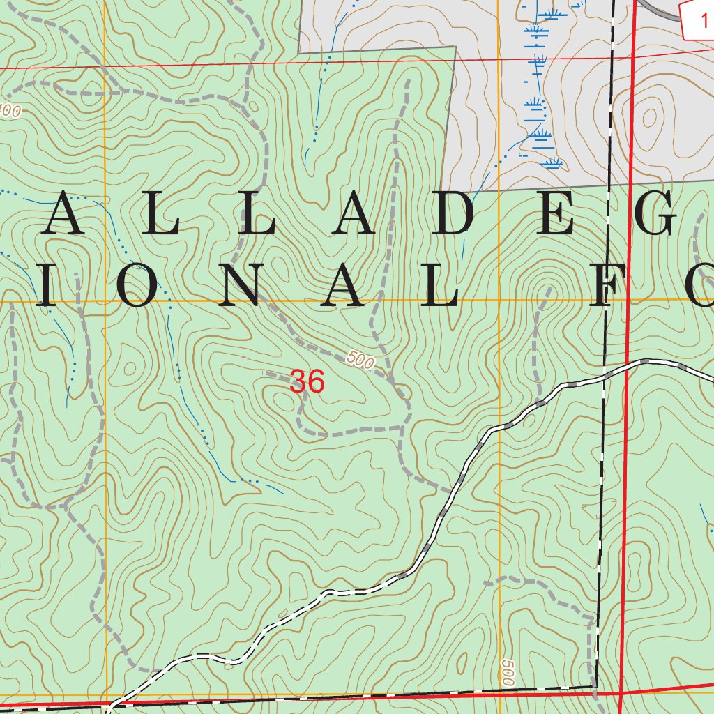 Pearson, AL FSTopo Map by US Forest Service - Topo | Avenza Maps