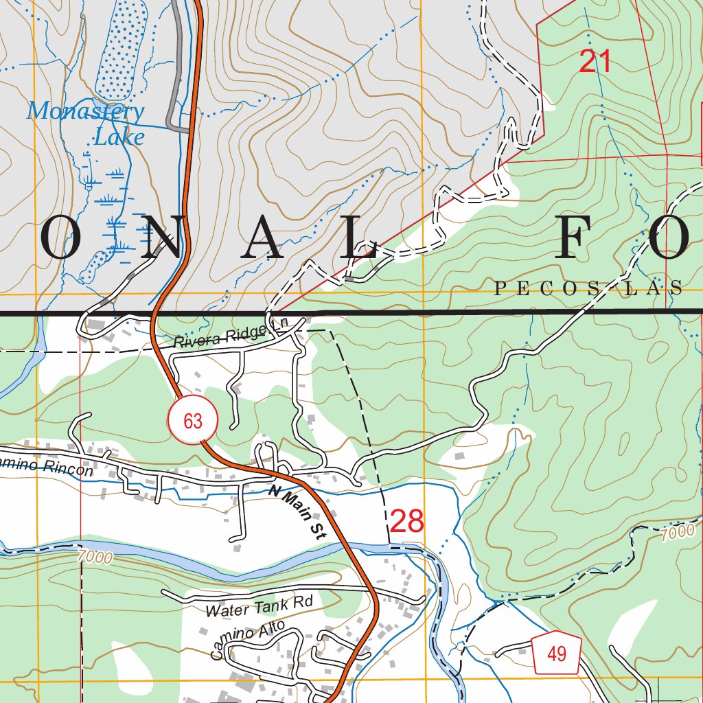 Pecos, NM FSTopo Map by US Forest Service - Topo | Avenza Maps