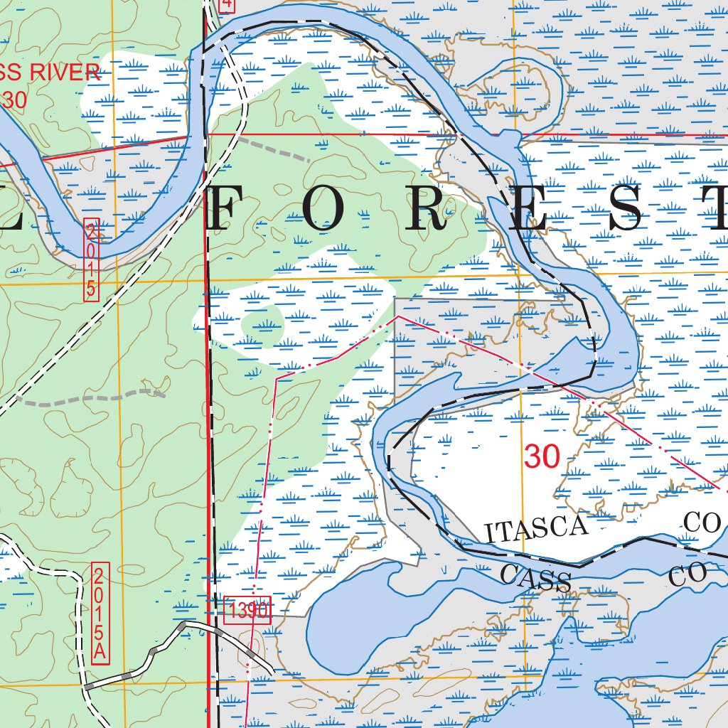 Pennington, MN FSTopo Map by US Forest Service - Topo | Avenza Maps