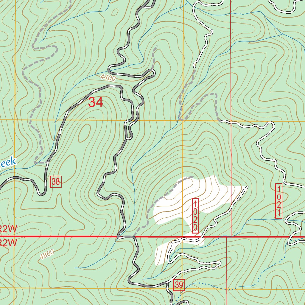 Peck Mountain, ID FSTopo Map by US Forest Service - Topo | Avenza Maps