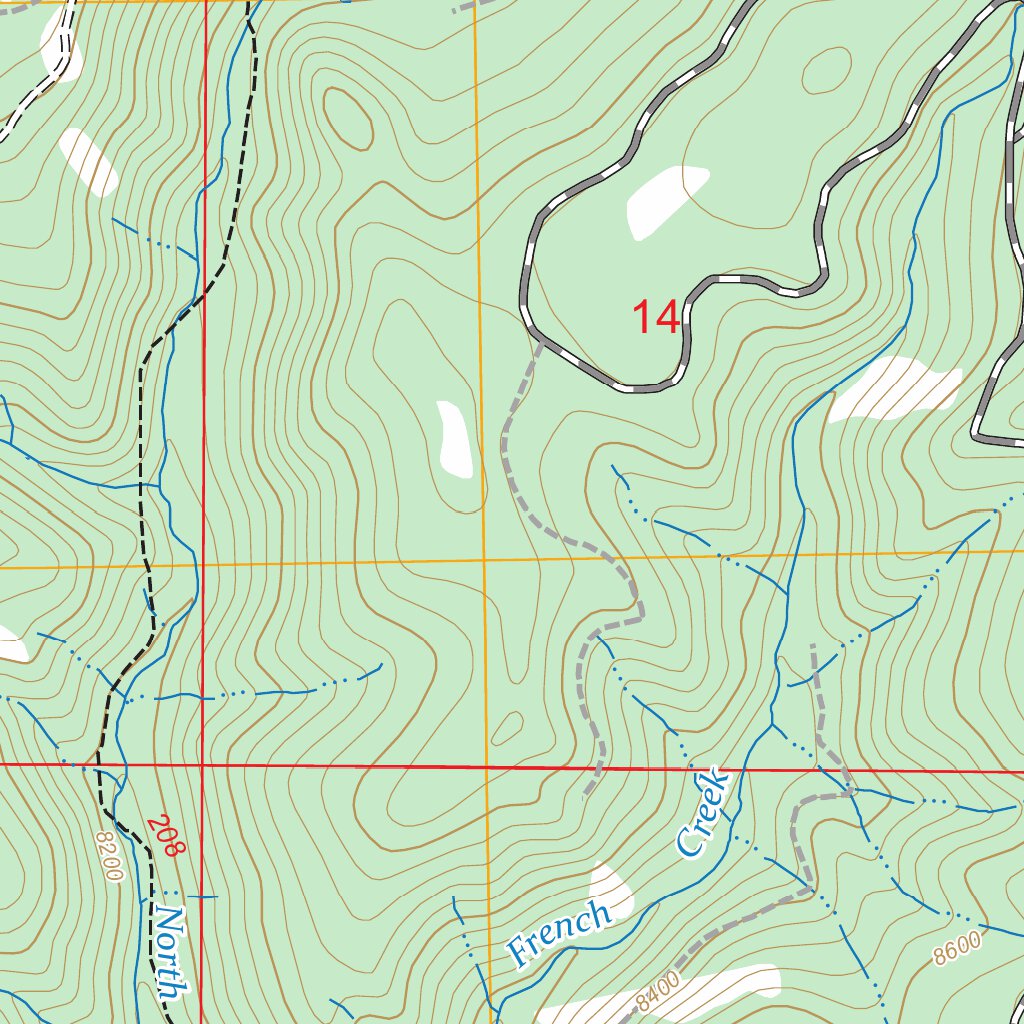 Phantom Lake, WY FSTopo Map by US Forest Service - Topo | Avenza Maps