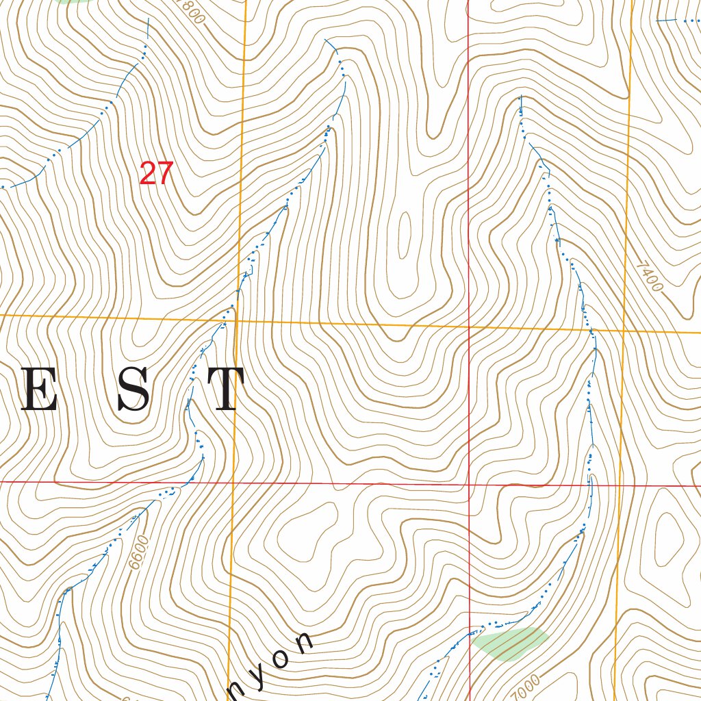 Phillips Creek, ID FSTopo Map by US Forest Service - Topo | Avenza Maps