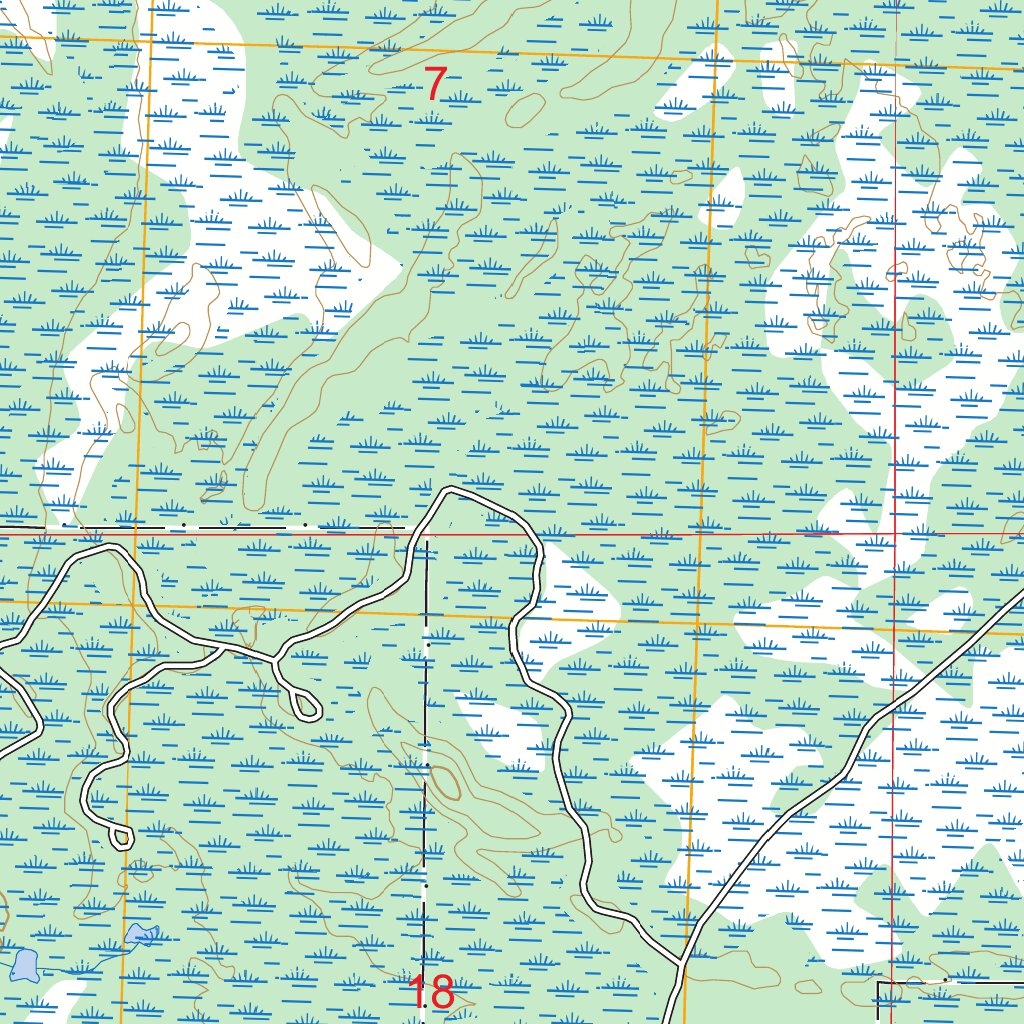 Pickford NW, MI FSTopo Map by US Forest Service - Topo | Avenza Maps