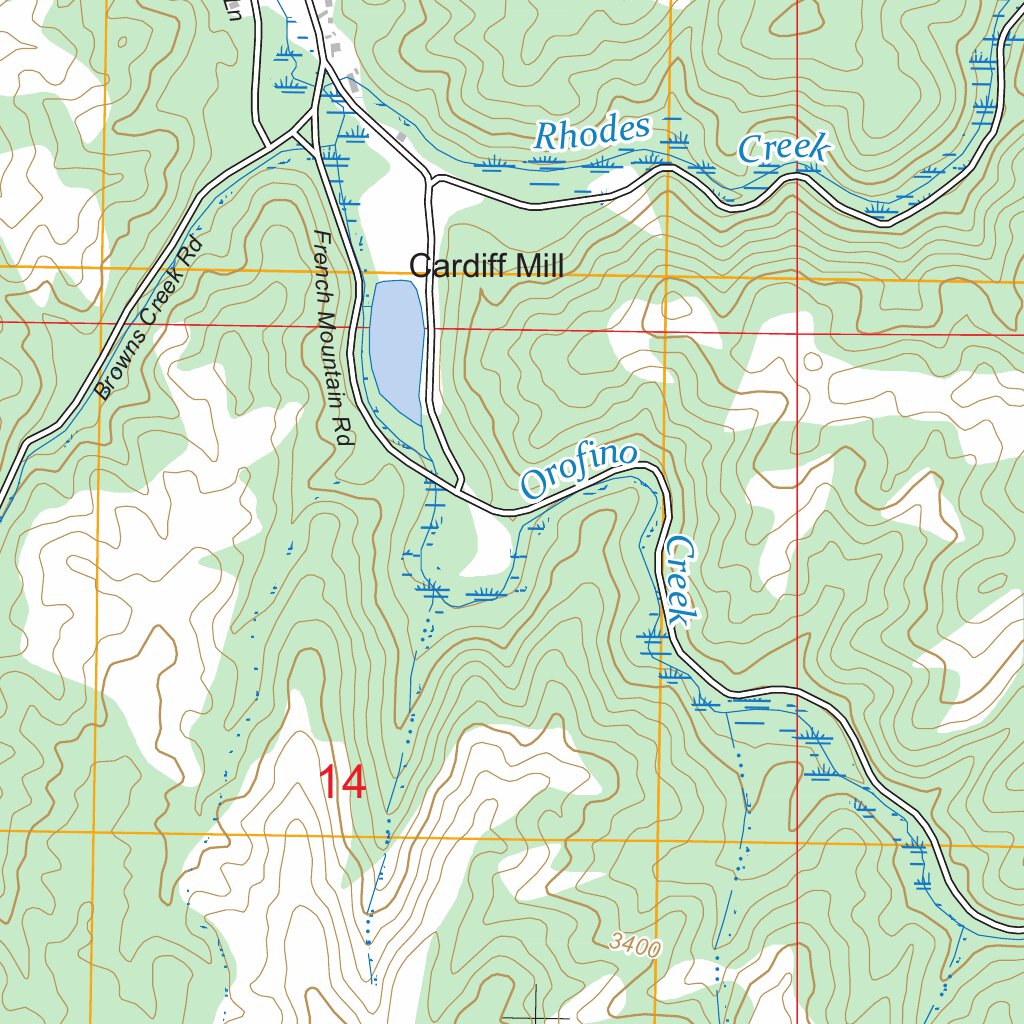 Pierce, ID FSTopo Map by US Forest Service - Topo | Avenza Maps