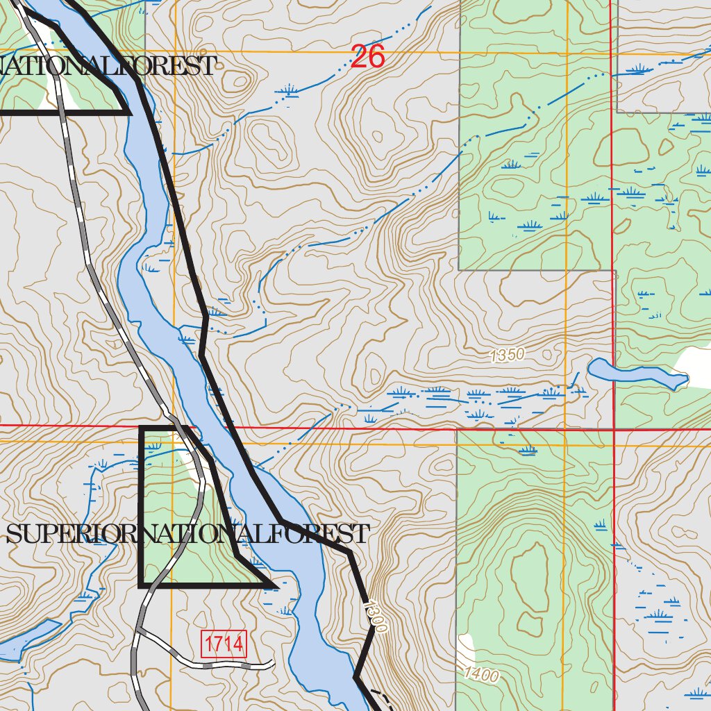 Picket Lake, MN FSTopo Map by US Forest Service - Topo | Avenza Maps