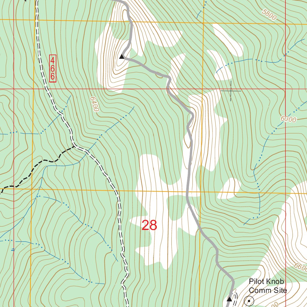 Pilot Knob, ID FSTopo Map by US Forest Service - Topo | Avenza Maps