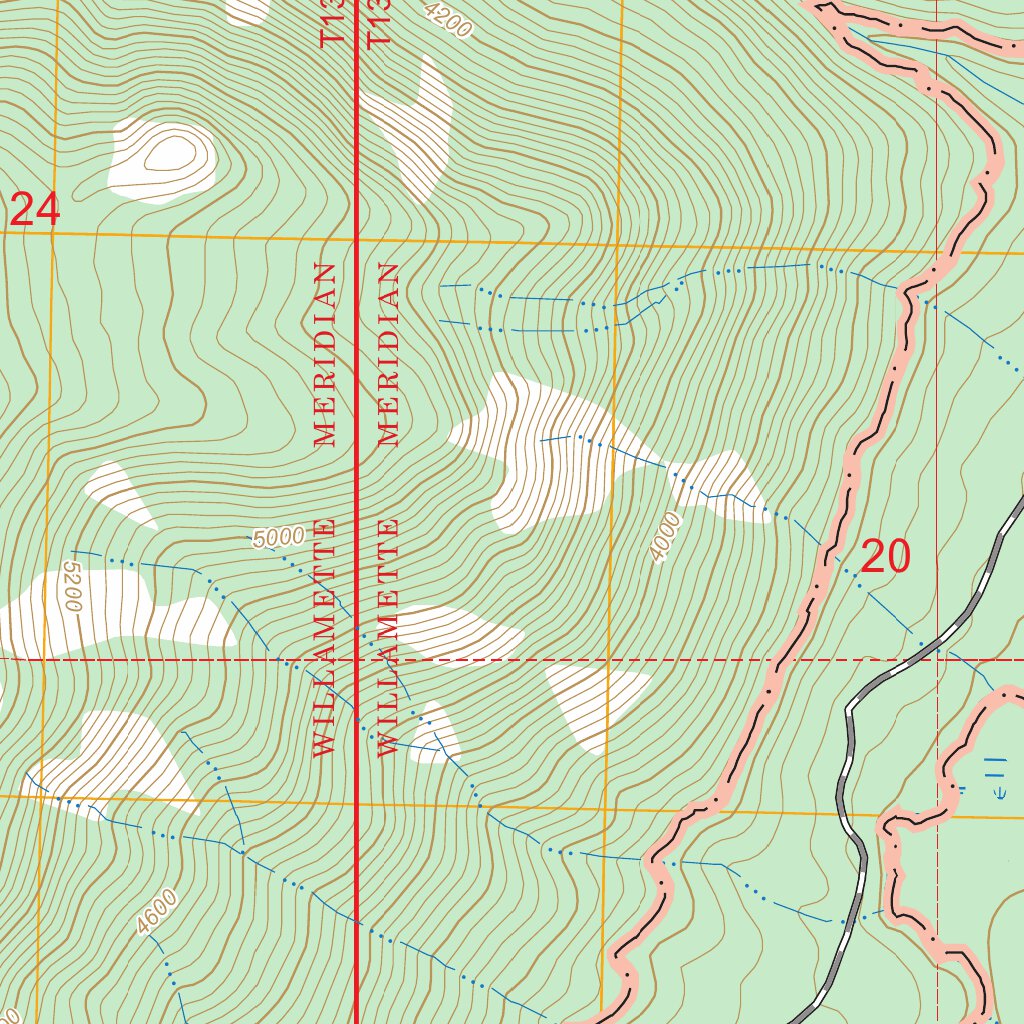 Pinegrass Ridge, WA FSTopo Map by US Forest Service - Topo | Avenza Maps