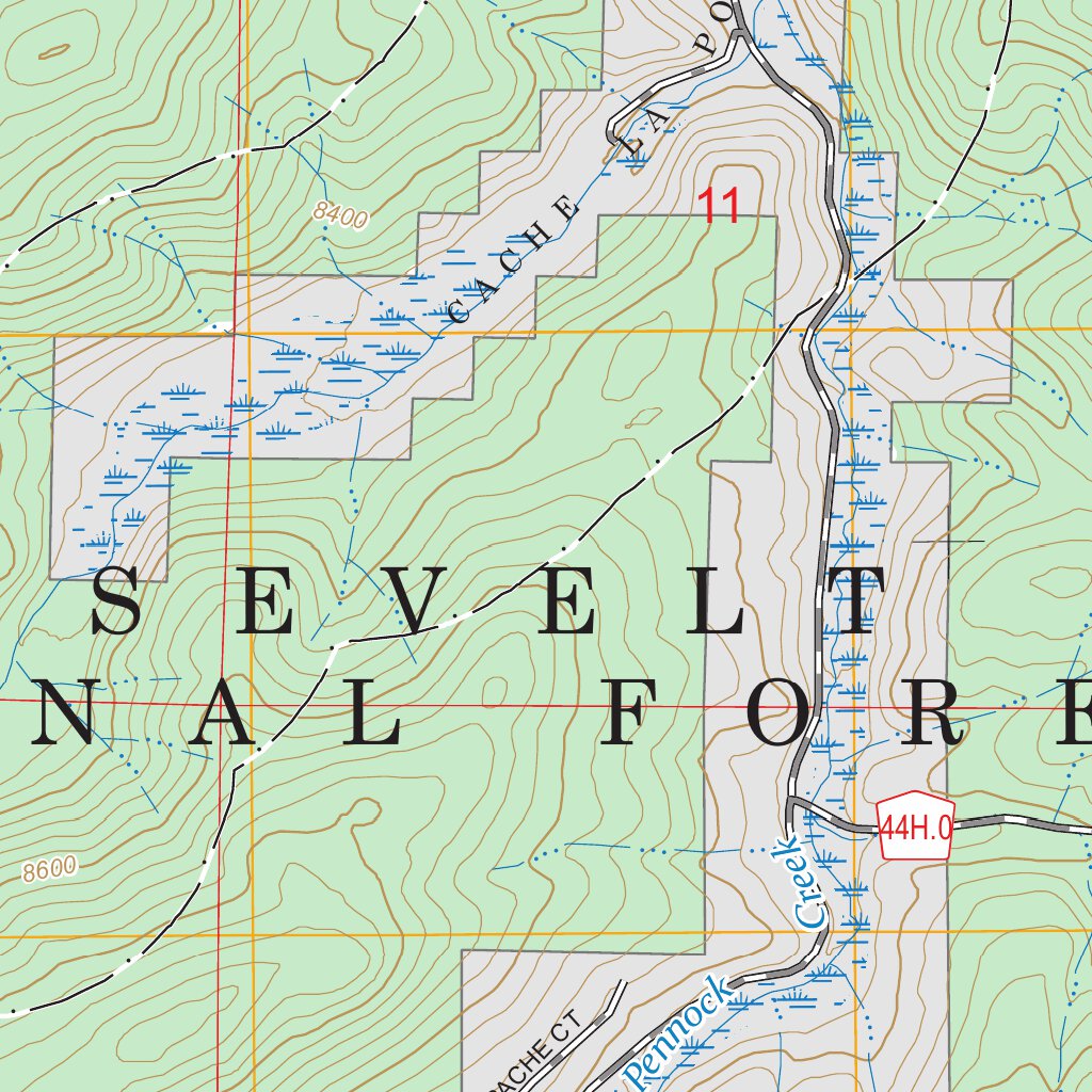 Pingree Park, CO FSTopo Map by US Forest Service - Topo | Avenza Maps