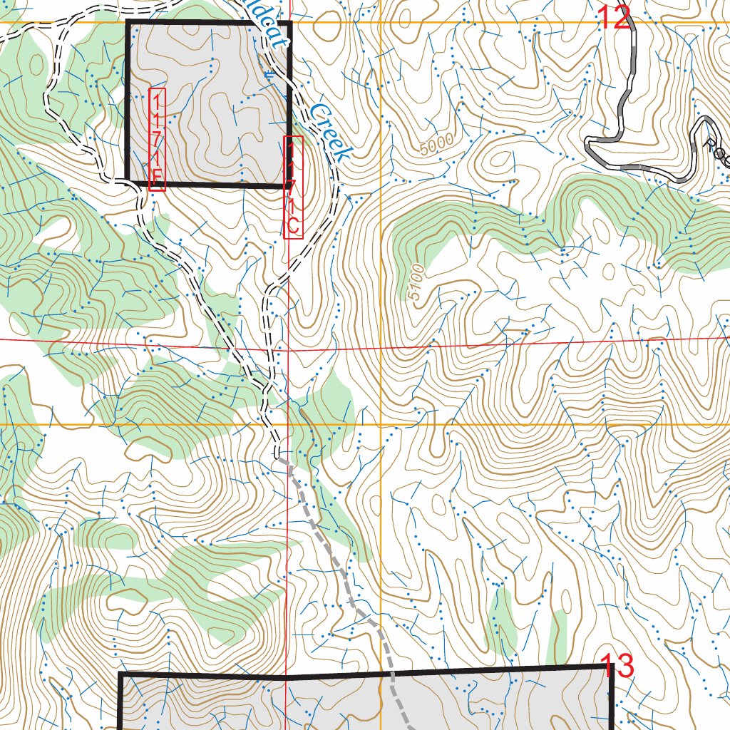 Piney Canyon SE, WY FSTopo Map by US Forest Service - Topo | Avenza Maps