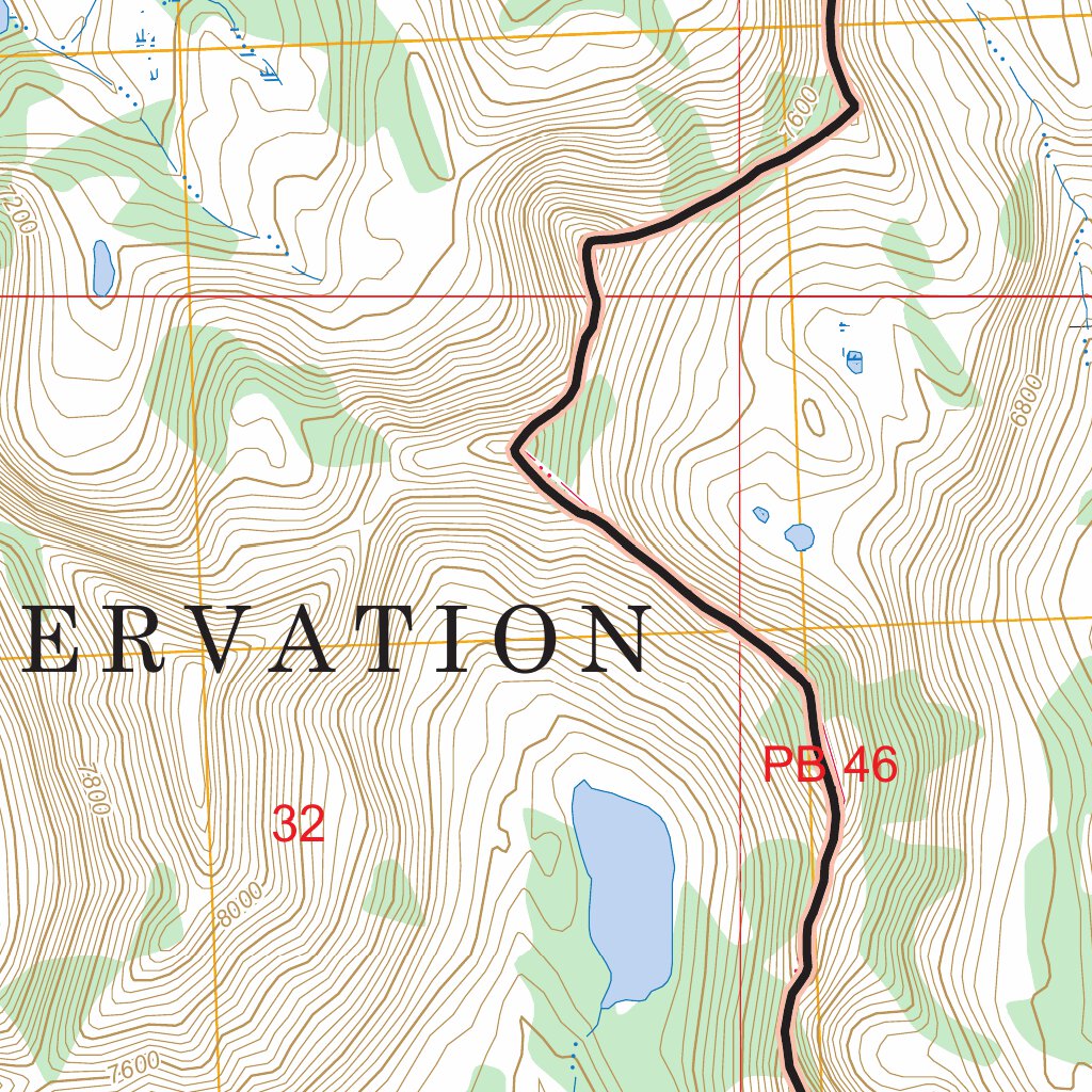 Piper-Crow Pass, MT FSTopo Map by US Forest Service - Topo | Avenza Maps