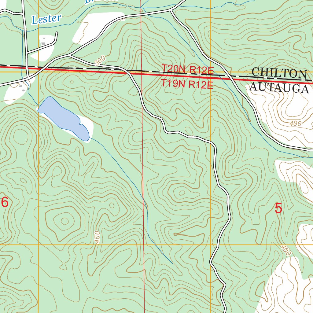 Plantersville, AL FSTopo Map by US Forest Service - Topo | Avenza Maps