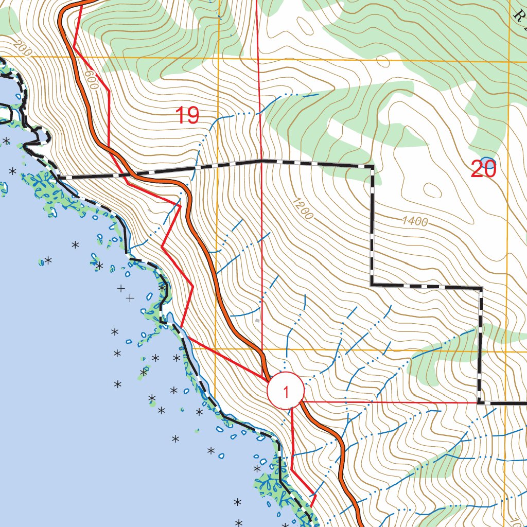 Point Sur, CA FSTopo Map by US Forest Service - Topo | Avenza Maps