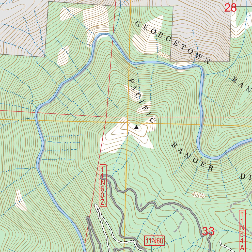 Pollock Pines, CA FSTopo Map by US Forest Service - Topo | Avenza Maps