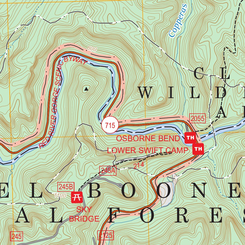 Pomeroyton, KY FSTopo Map by US Forest Service - Topo | Avenza Maps