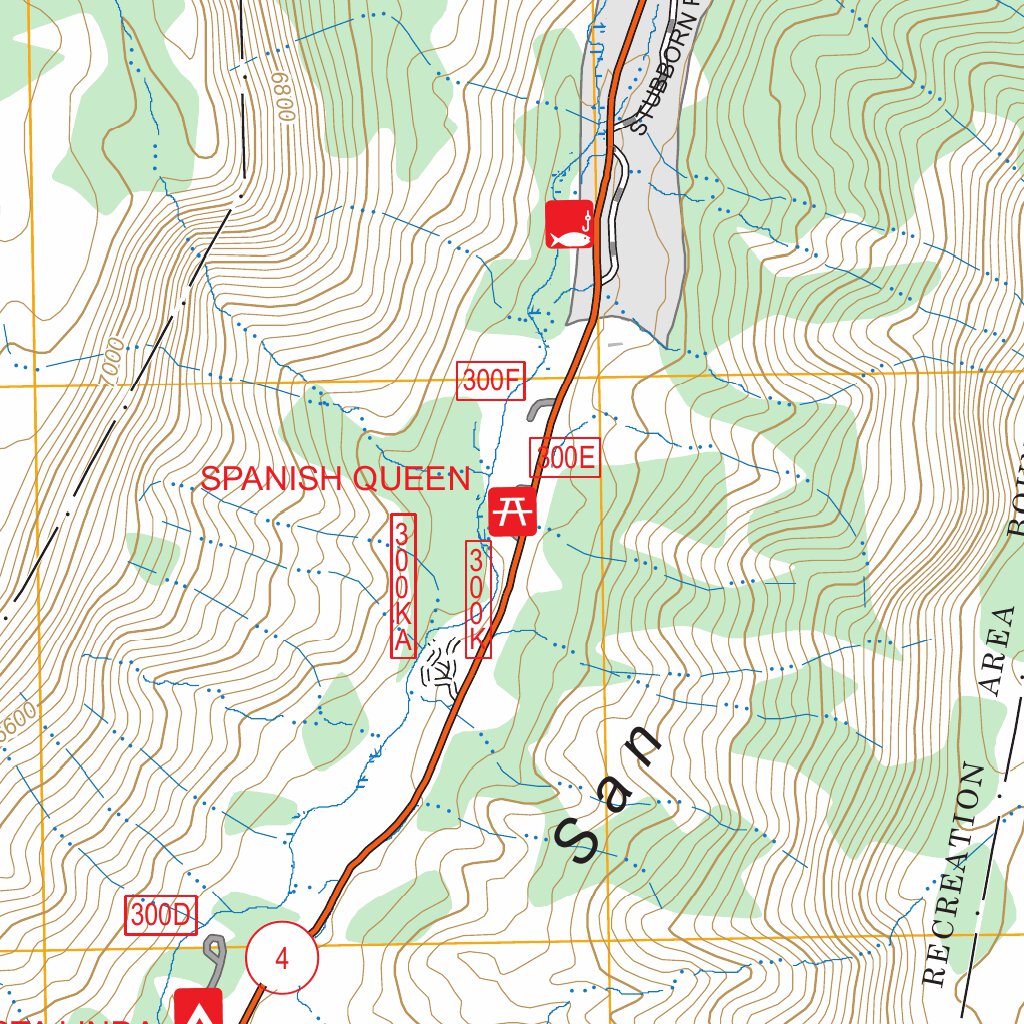 Ponderosa, NM FSTopo Map by US Forest Service - Topo | Avenza Maps