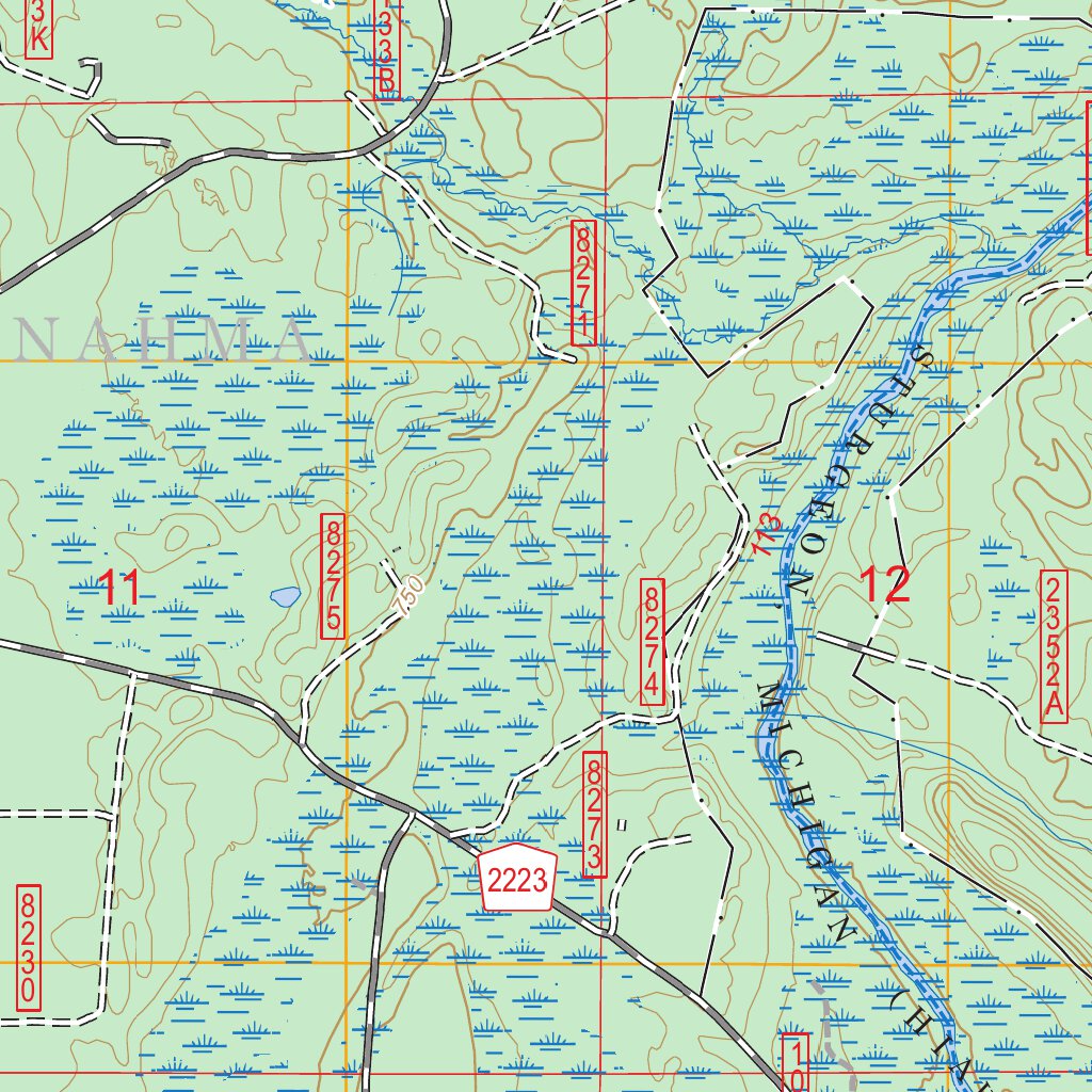 Poplar Lake, MI FSTopo Map by US Forest Service - Topo | Avenza Maps