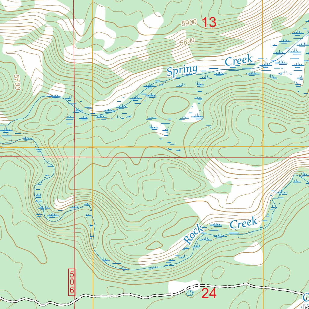 Porcupine Lake, ID FSTopo Map by US Forest Service - Topo | Avenza Maps