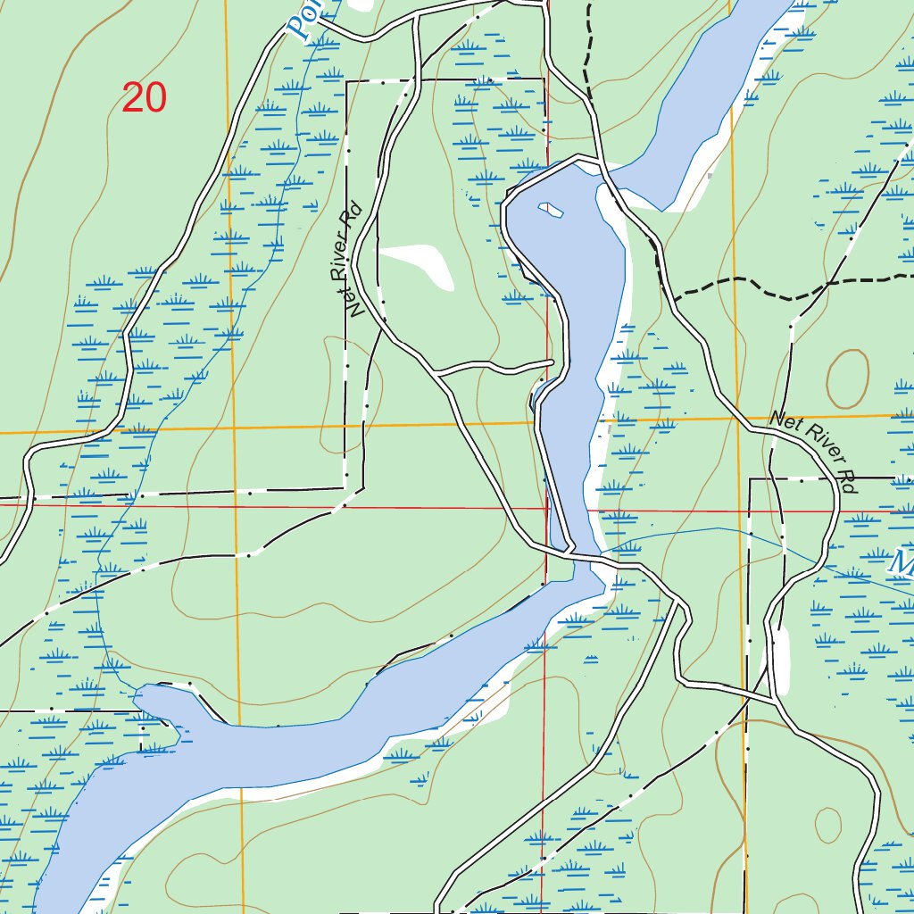 Porter Lake, MI FSTopo Map by US Forest Service - Topo | Avenza Maps