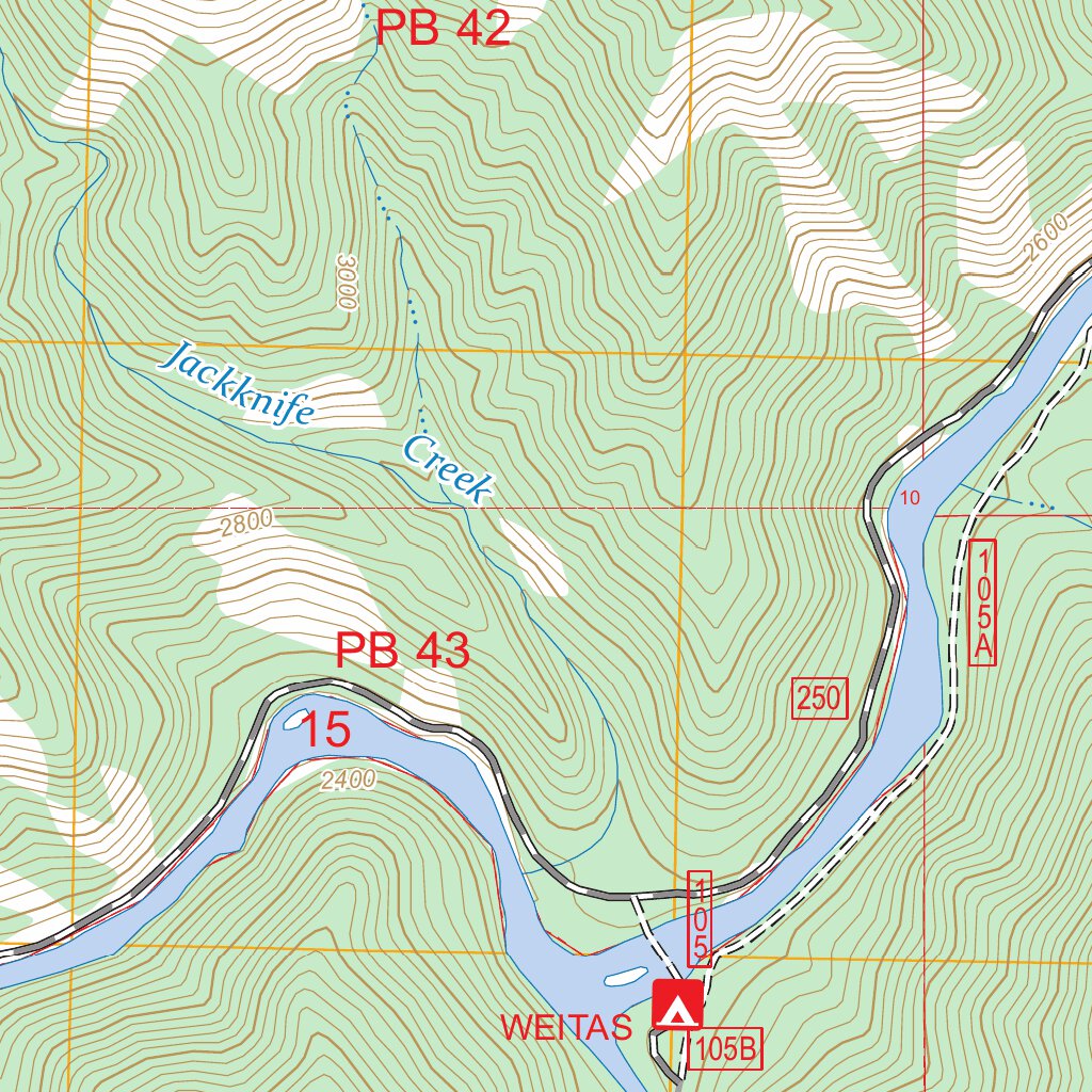 Pot Mountain, ID FSTopo Map by US Forest Service - Topo | Avenza Maps