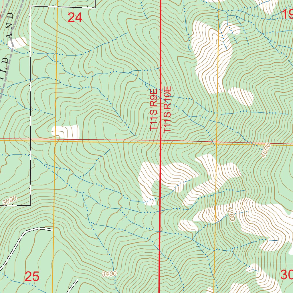 Prairie Farm Spring, OR FSTopo Map by US Forest Service - Topo | Avenza ...
