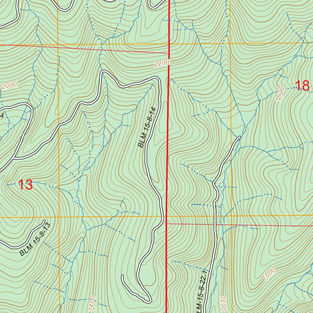 Prairie Peak, OR FSTopo Map by US Forest Service - Topo | Avenza Maps