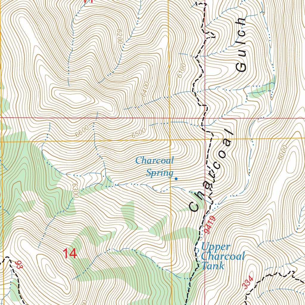 Prescott Valley South, AZ FSTopo Map by US Forest Service - Topo ...