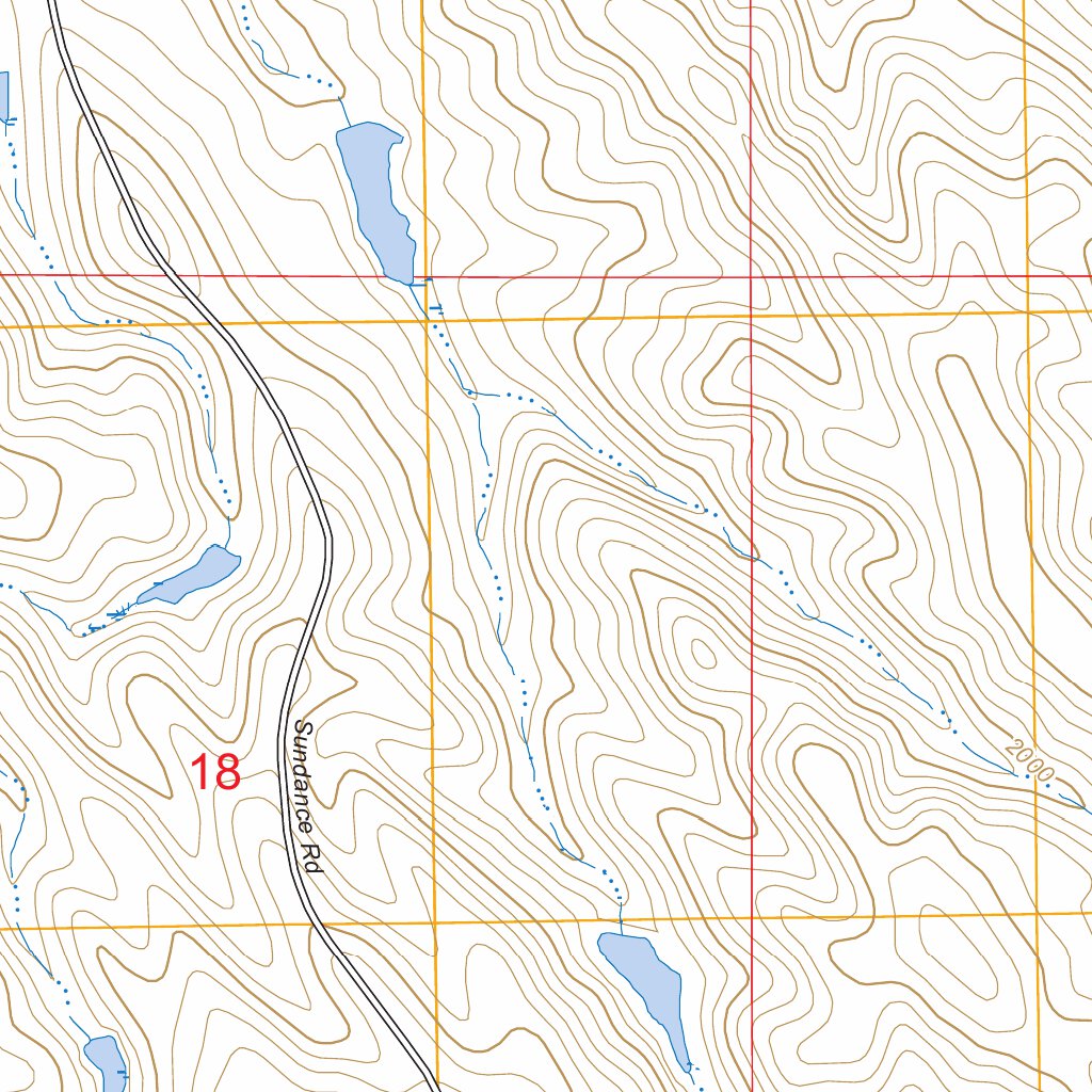 Presho NW, SD FSTopo Map by US Forest Service - Topo | Avenza Maps