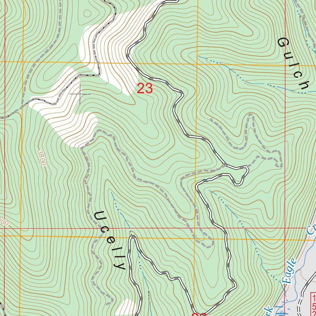Prichard, ID FSTopo Map by US Forest Service - Topo | Avenza Maps