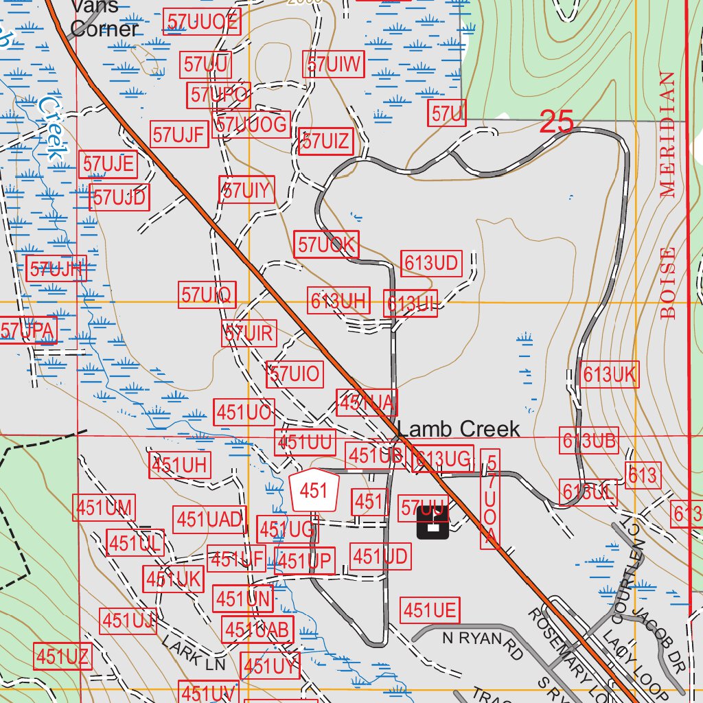 Priest Lake SW, ID FSTopo Map by US Forest Service - Topo | Avenza Maps