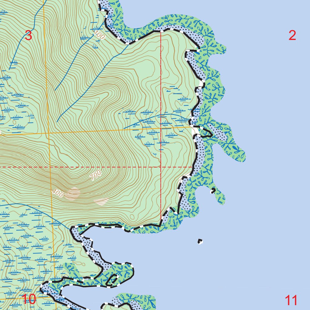 Prince Rupert D-6 NW, AK FSTopo Map by US Forest Service - Topo ...