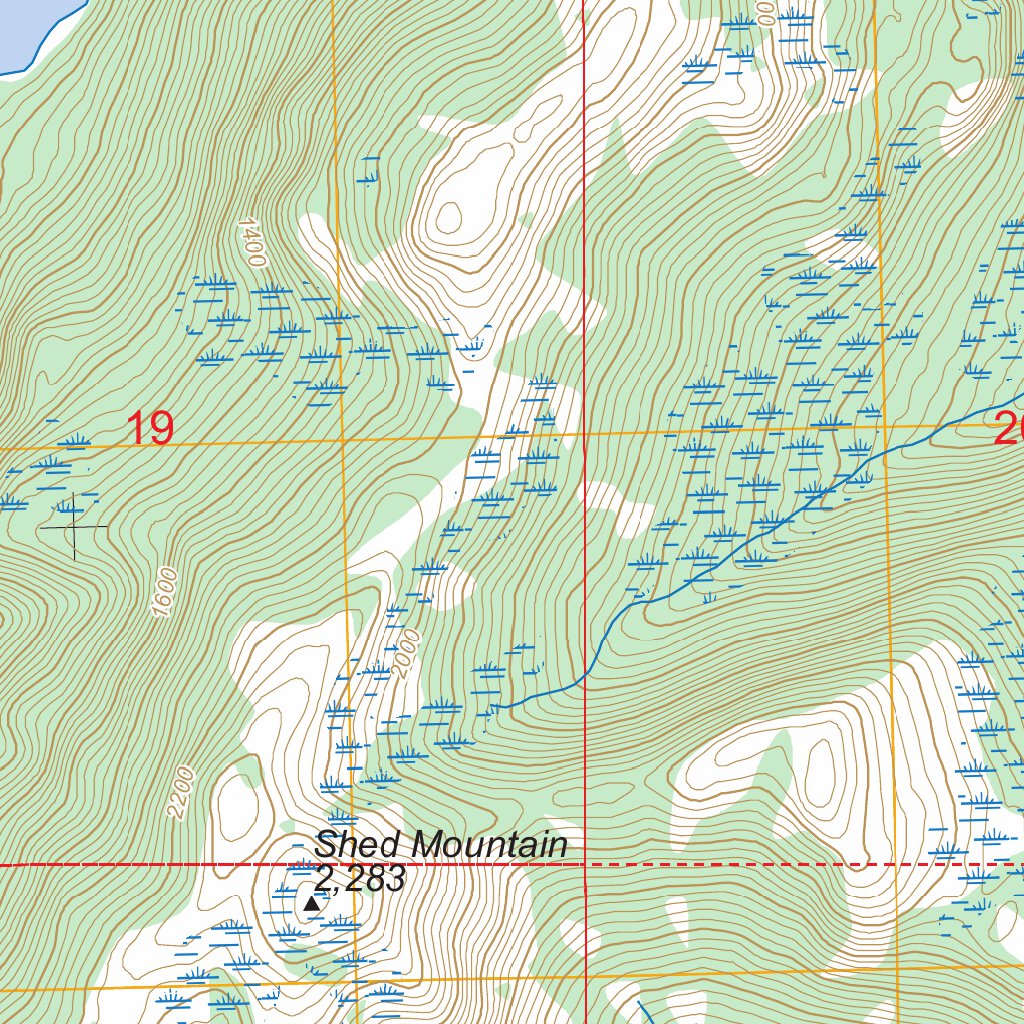 Prince Rupert D-3 NE, AK FSTopo Map by US Forest Service - Topo ...