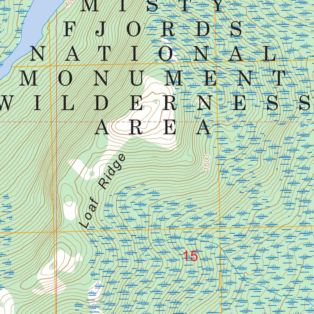 Prince Rupert D-2 SW, AK-BC FSTopo Map by US Forest Service - Topo ...