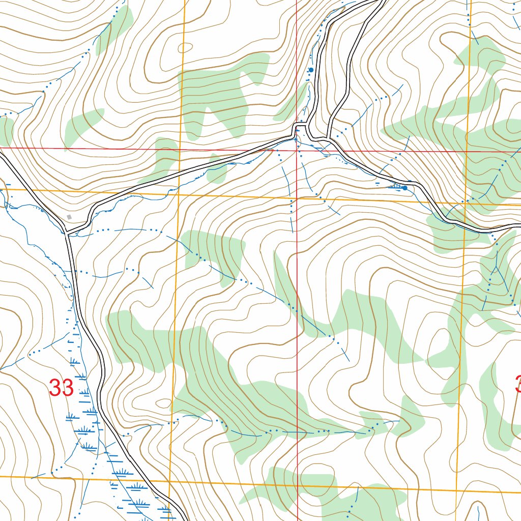 Pringle Flat, OR FSTopo Map by US Forest Service - Topo | Avenza Maps