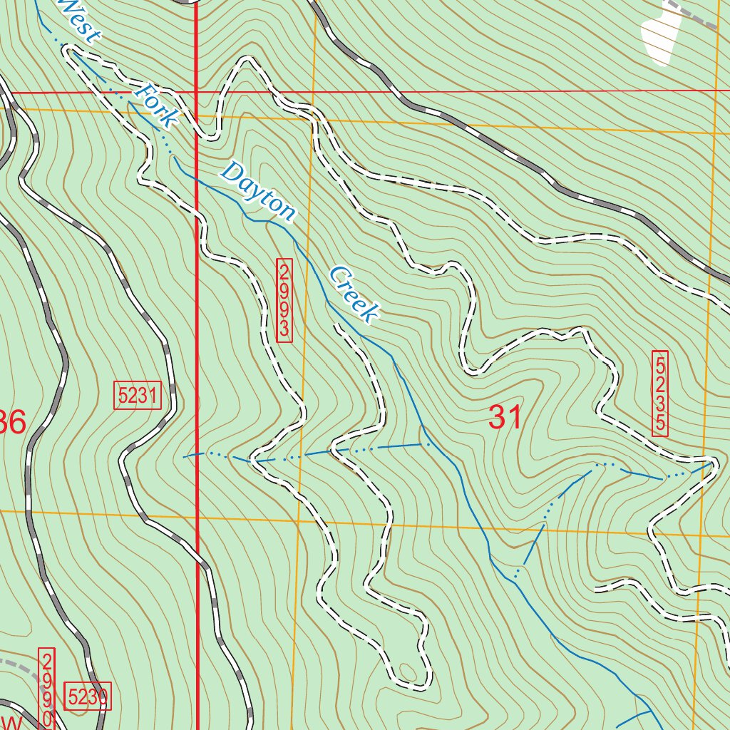 Proctor, MT FSTopo Map by US Forest Service - Topo | Avenza Maps
