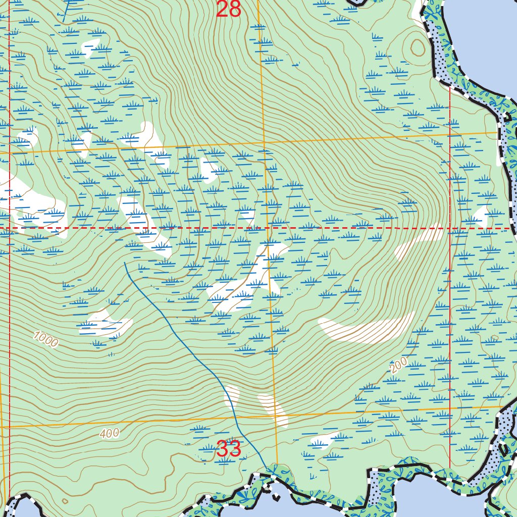 Prince Rupert D-6 SW, AK FSTopo Map by US Forest Service - Topo ...