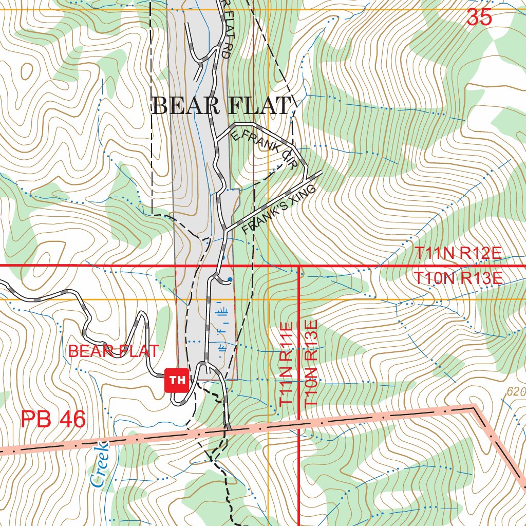Promontory Butte, AZ FSTopo Map by US Forest Service - Topo | Avenza Maps