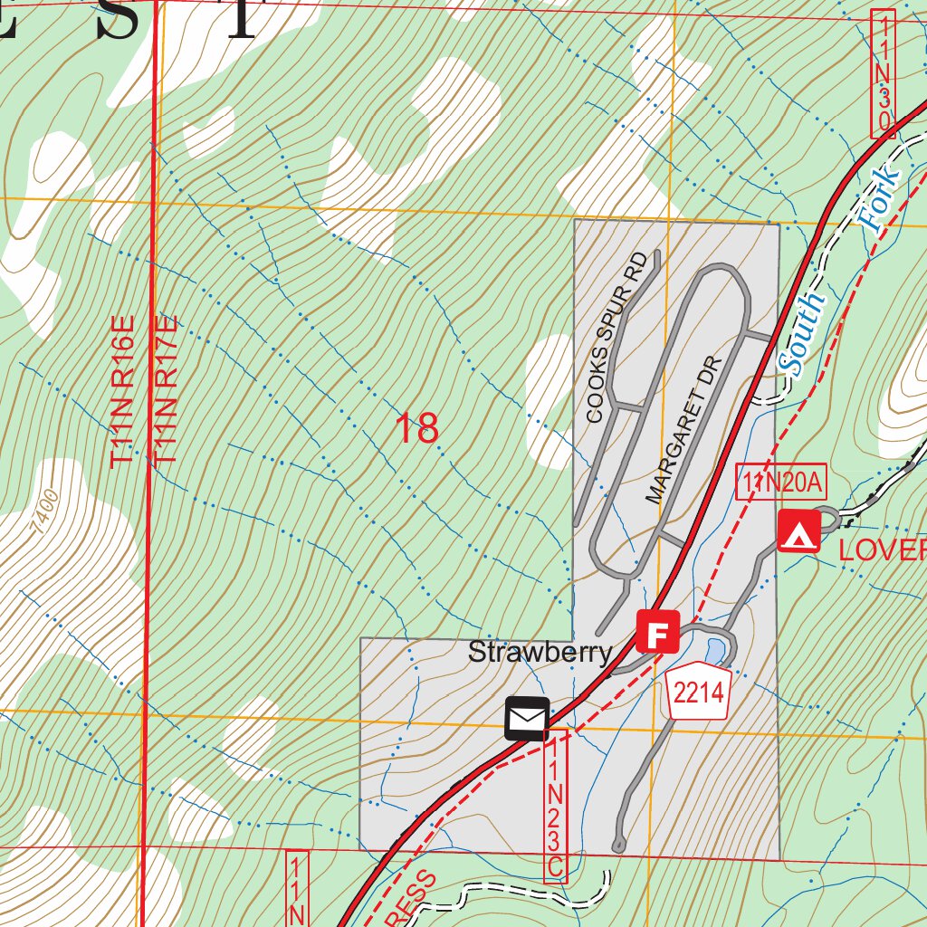 Pyramid Peak, CA FSTopo Map by US Forest Service - Topo | Avenza Maps