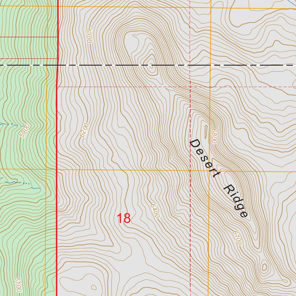 Pumice Desert West, OR FSTopo Map by US Forest Service - Topo | Avenza Maps
