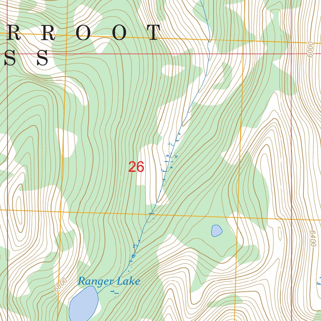 Ranger Peak, ID-MT FSTopo Map by US Forest Service - Topo | Avenza Maps