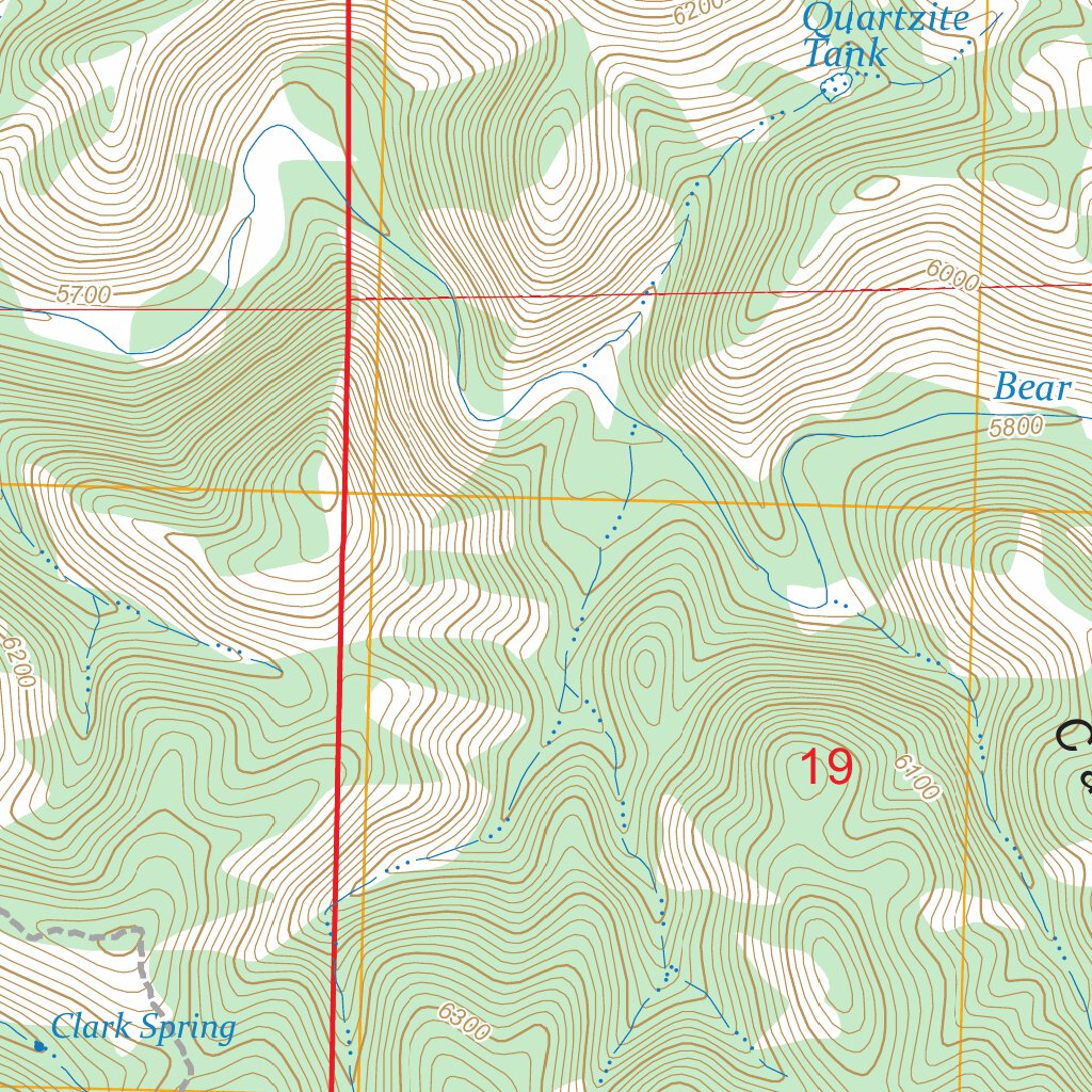 Reading Mountain, NM FSTopo Map by US Forest Service - Topo | Avenza Maps