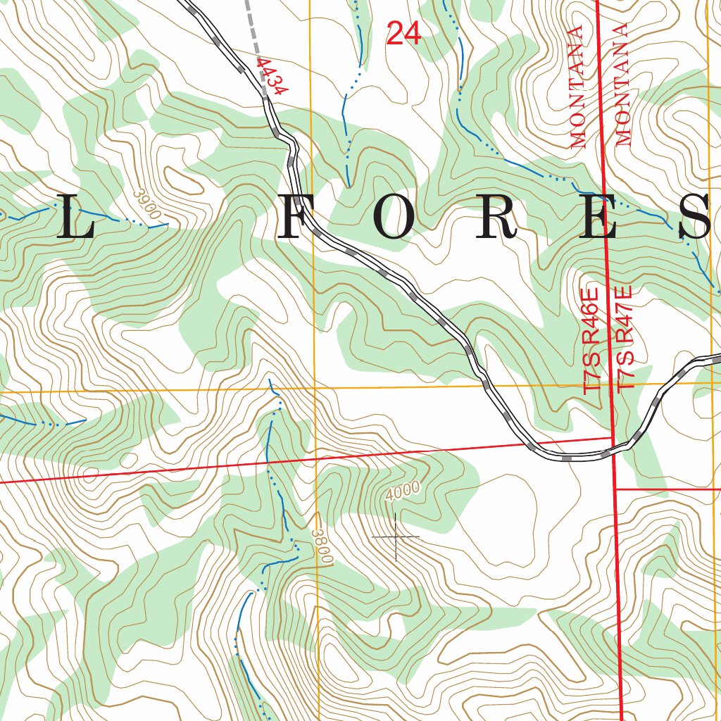 Reanus Cone, MT FSTopo Map by US Forest Service - Topo | Avenza Maps