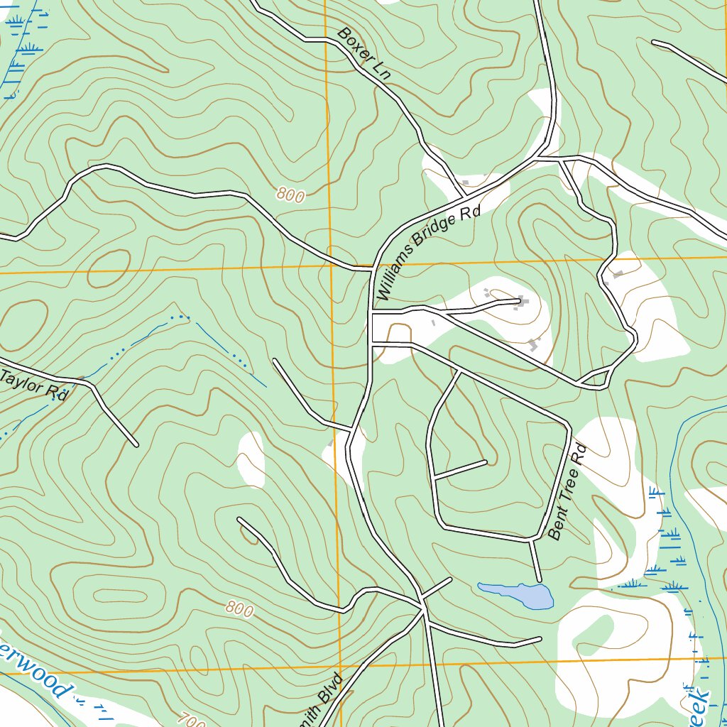 Red Hill, GA FSTopo Map by US Forest Service - Topo | Avenza Maps