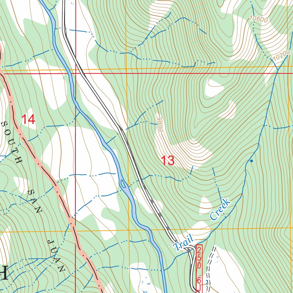 Red Mountain, CO FSTopo Map by US Forest Service - Topo | Avenza Maps