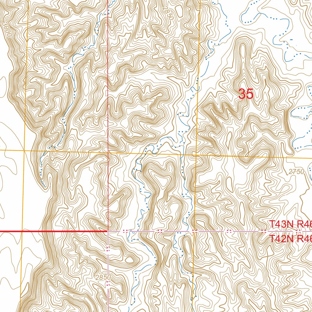 Red Shirt NE, SD FSTopo Map by US Forest Service - Topo | Avenza Maps