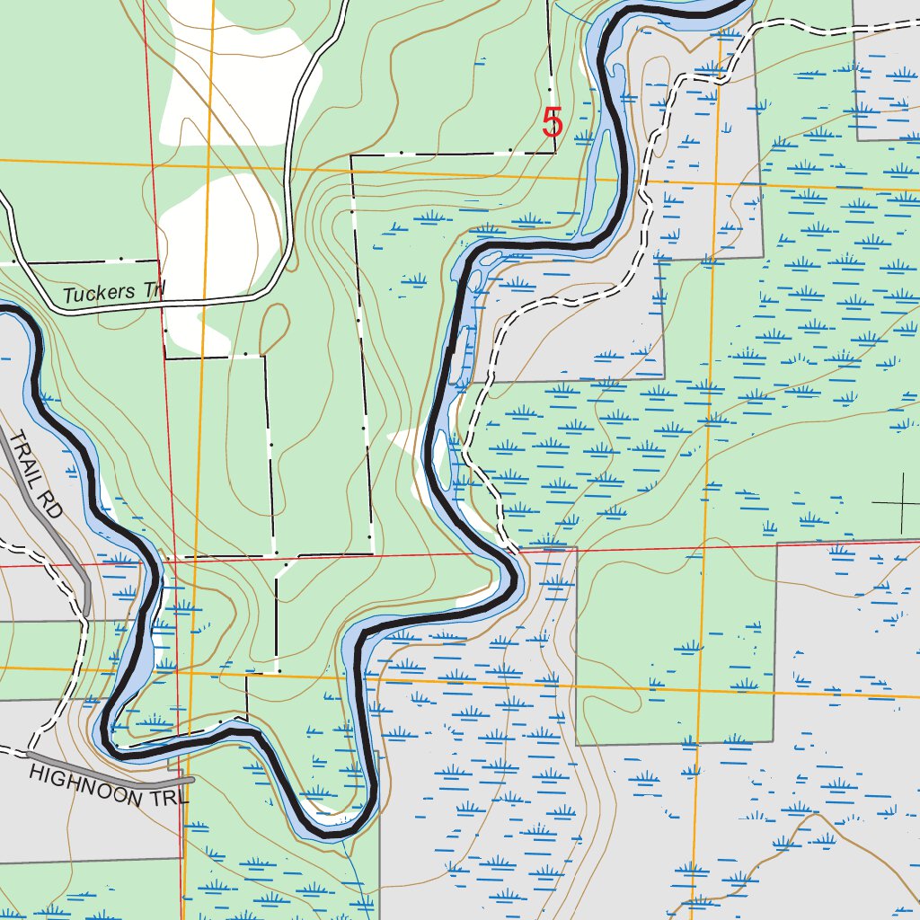 Red Oak, MI FSTopo Map by US Forest Service - Topo | Avenza Maps