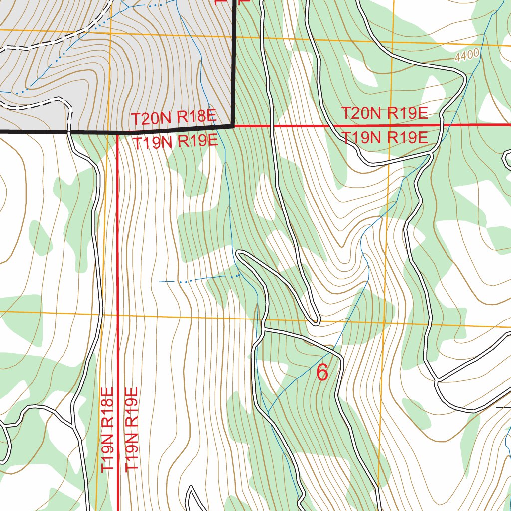 Reecer Canyon, WA FSTopo Map by US Forest Service - Topo | Avenza Maps