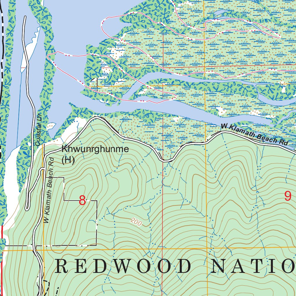 Requa, CA FSTopo Map by US Forest Service - Topo | Avenza Maps