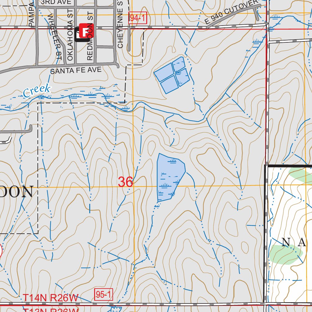 Reydon, OK FSTopo Map by US Forest Service - Topo | Avenza Maps