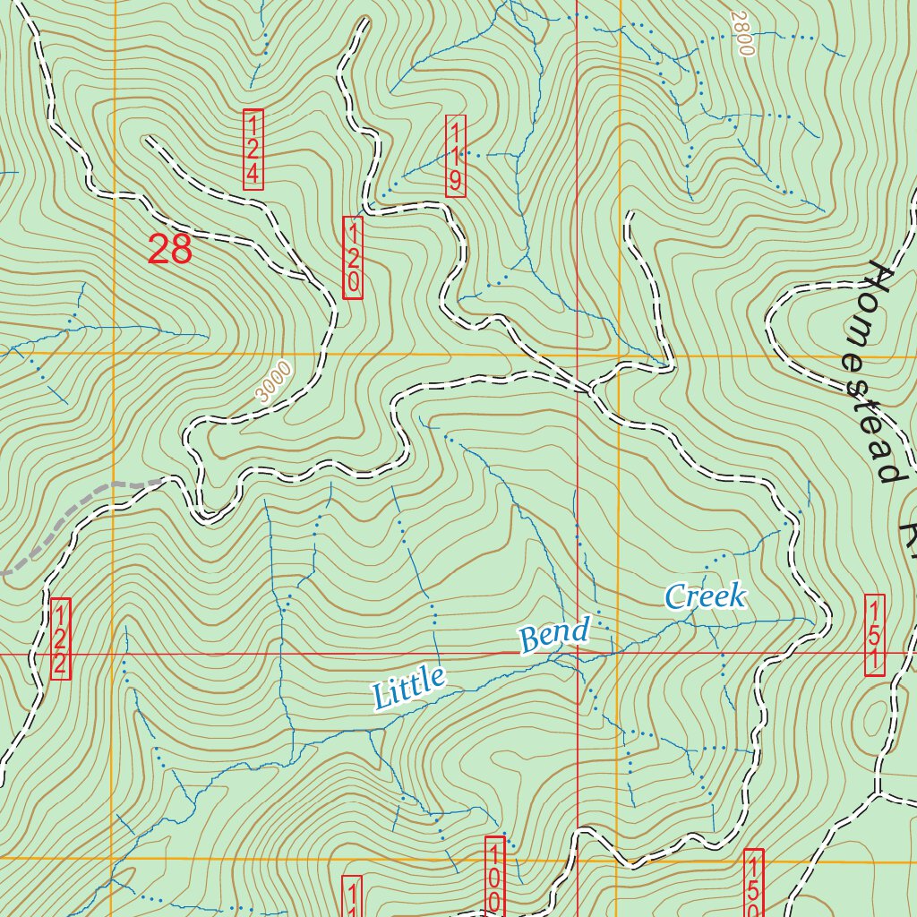 Reynolds Ridge, OR FSTopo Map by US Forest Service - Topo | Avenza Maps